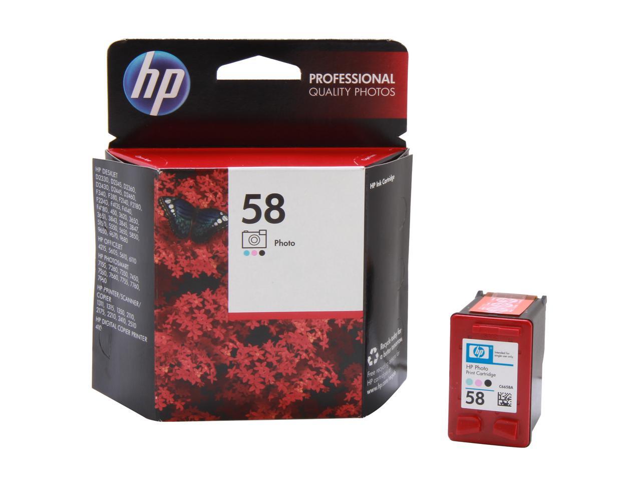 HP 58 Photo Color Ink Cartridge(C6658AN#140) - Newegg.com