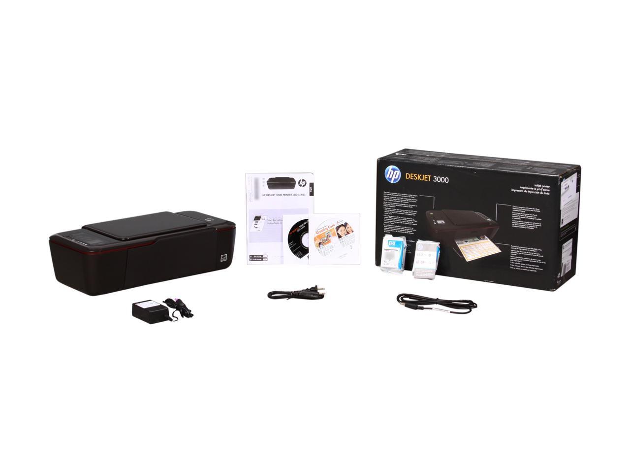 HP Deskjet 3000 CH393A USB / Wi-Fi Thermal Inkjet Personal Color ...