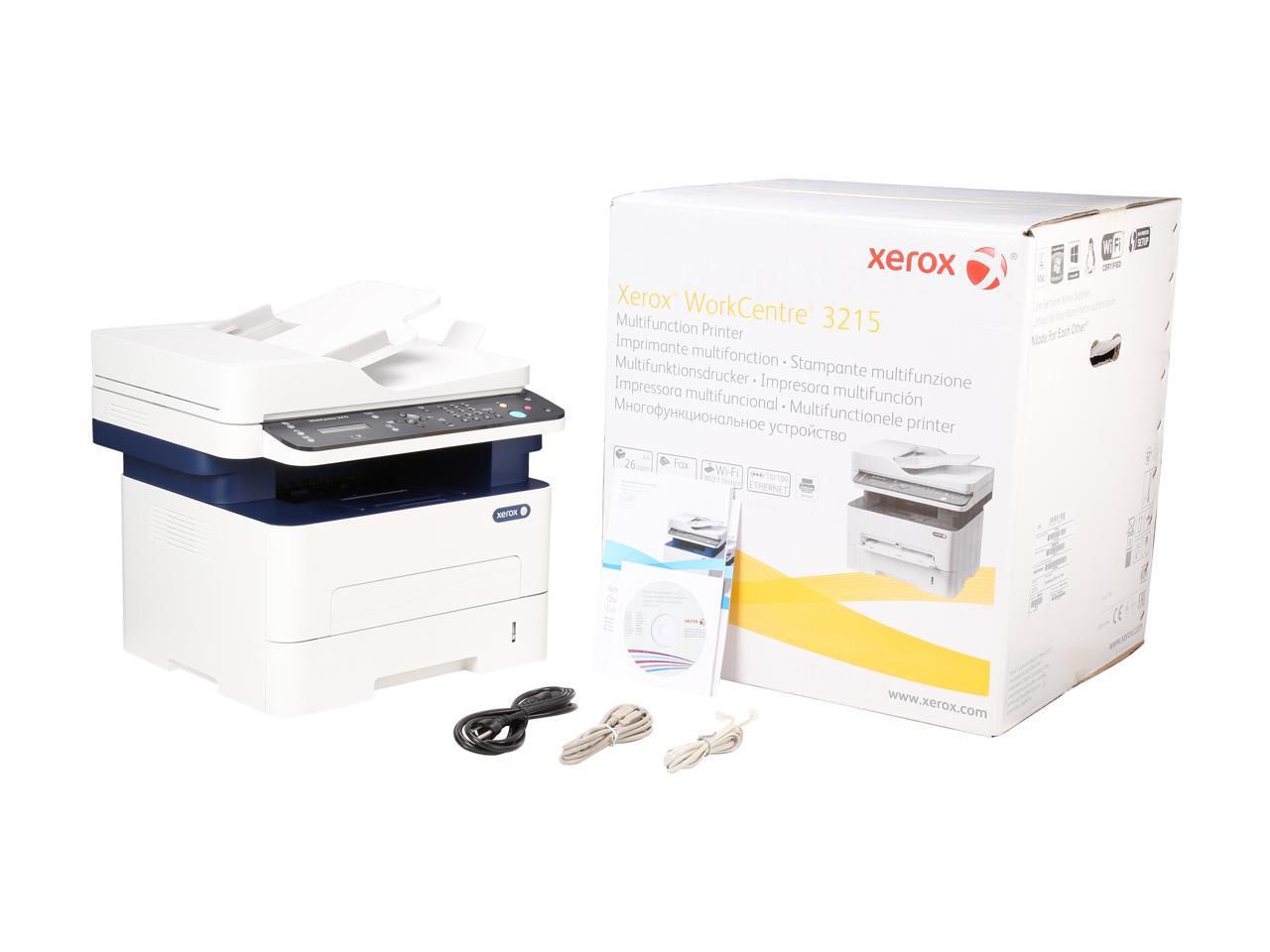 Xerox WorkCentre 3215/NI Black and White Multifunction Printer, Print ...