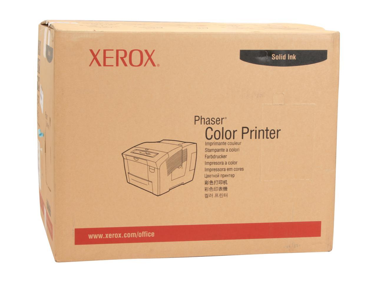 Xerox Phaser 8560N Workgroup Color Ethernet (RJ-45) / USB Solid Ink ...