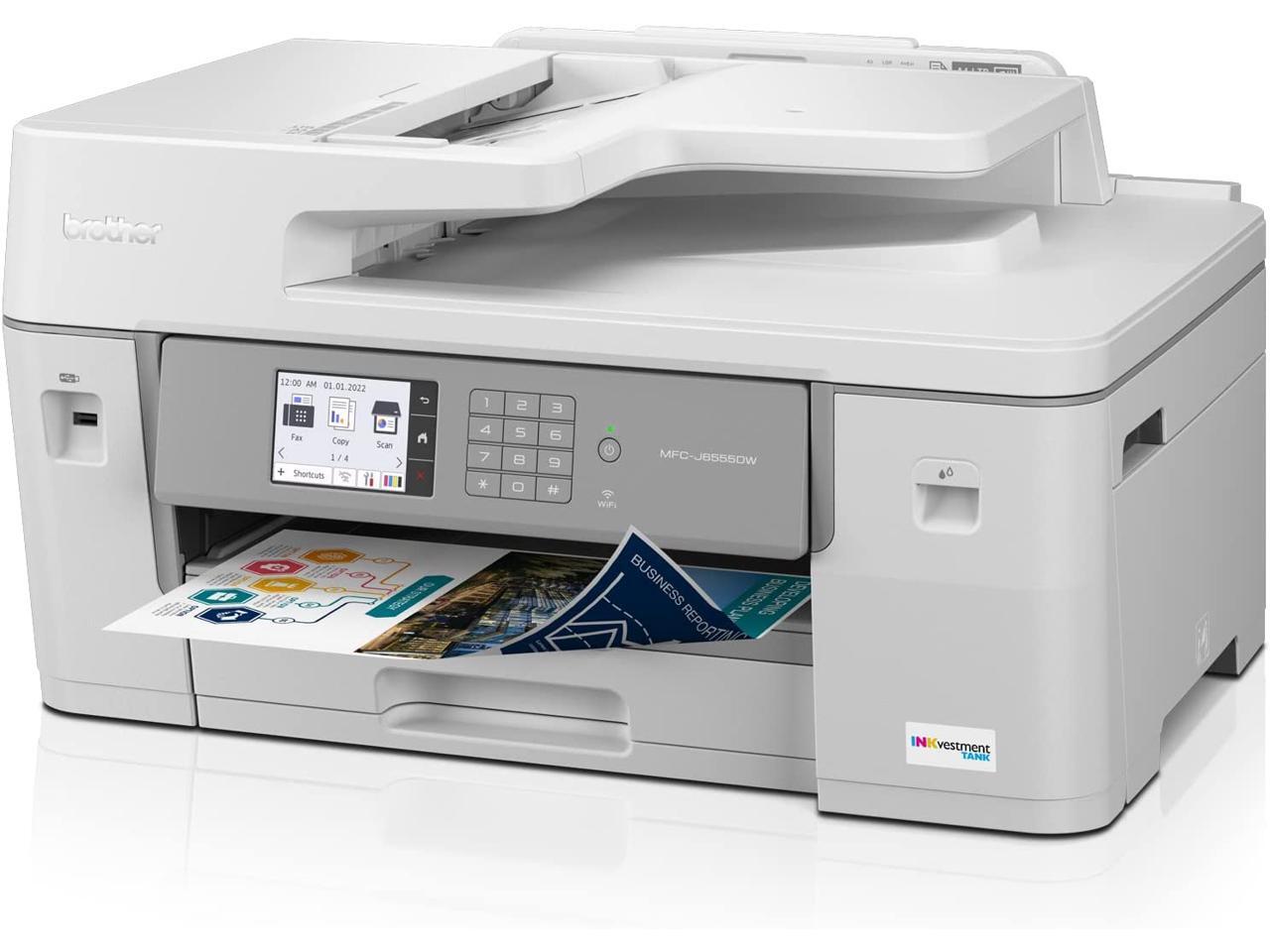 Brother MFC-J6555DW INKvestment Tank Color Inkjet All-In-One Printer ...