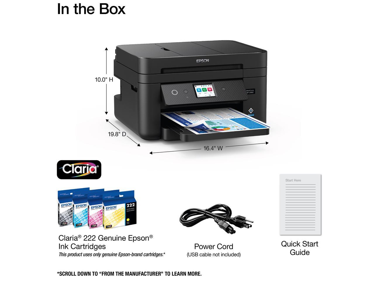 Epson WorkForce WF-2960 All In One Printer - Newegg.com