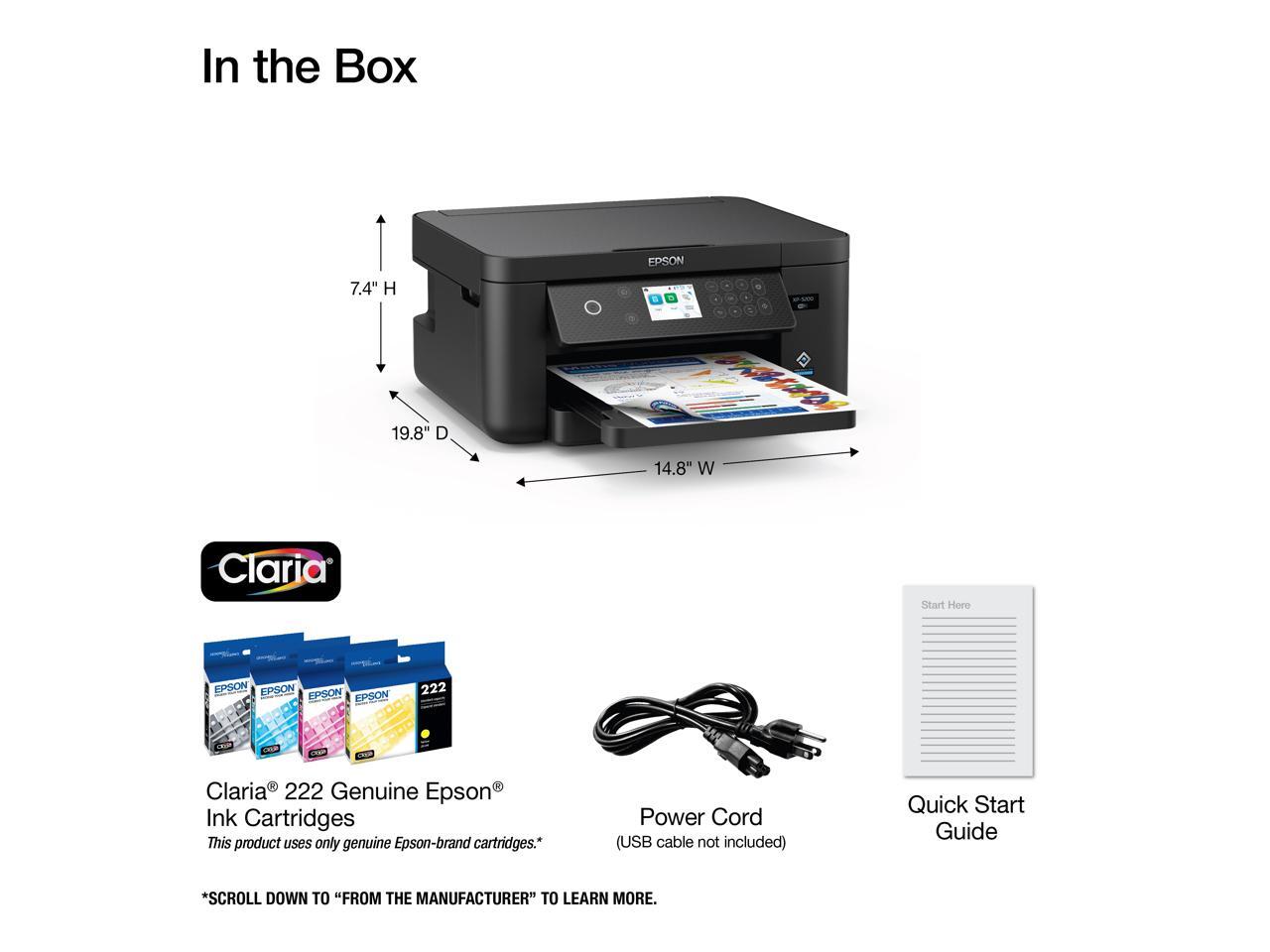 Epson Expression Home XP-5200 All-in-One Printer - Newegg.com
