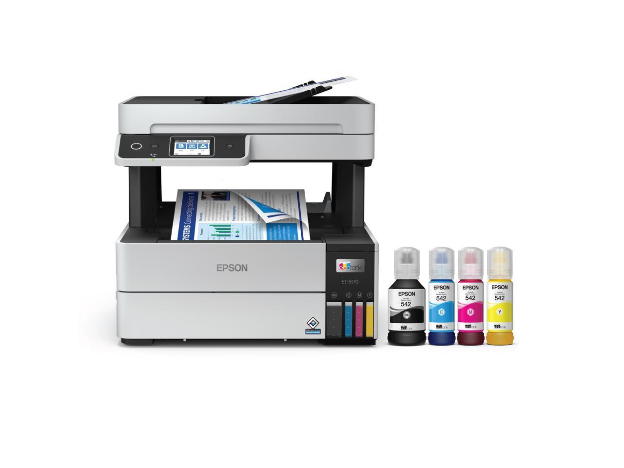 Epson EcoTank® Pro ET-5170 Wireless Color All-in-One Business Supertank ...
