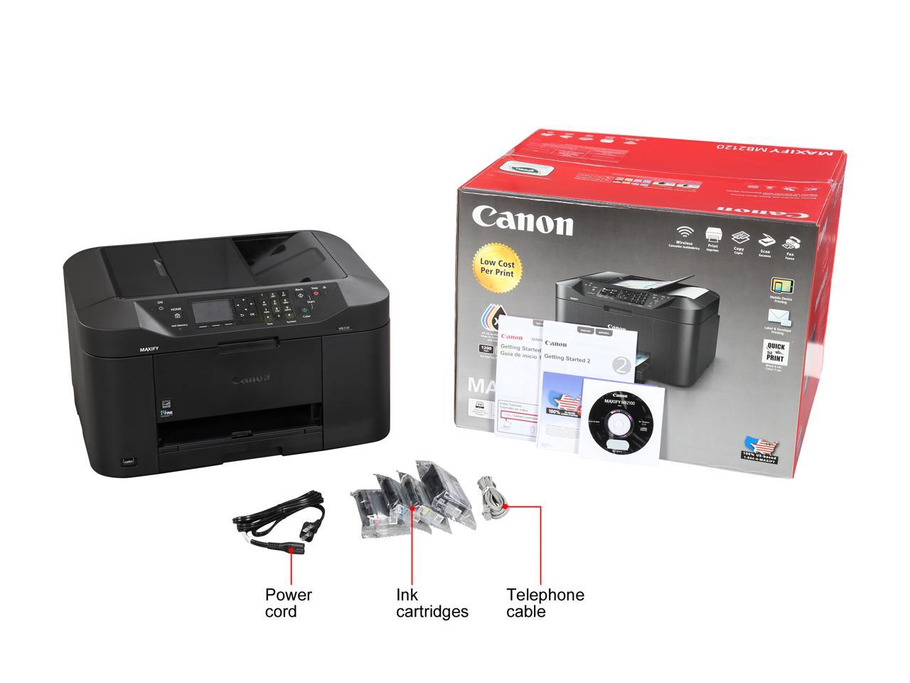 Canon MAXIFY MB2120 USB / Wi-Fi InkJet MFC / All-In-One Color Printer ...