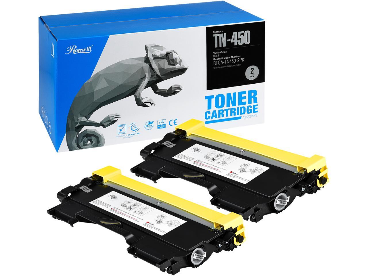 Rosewill Replacement Toner Cartridge for Brother TN450 TN-450 TN420 TN ...