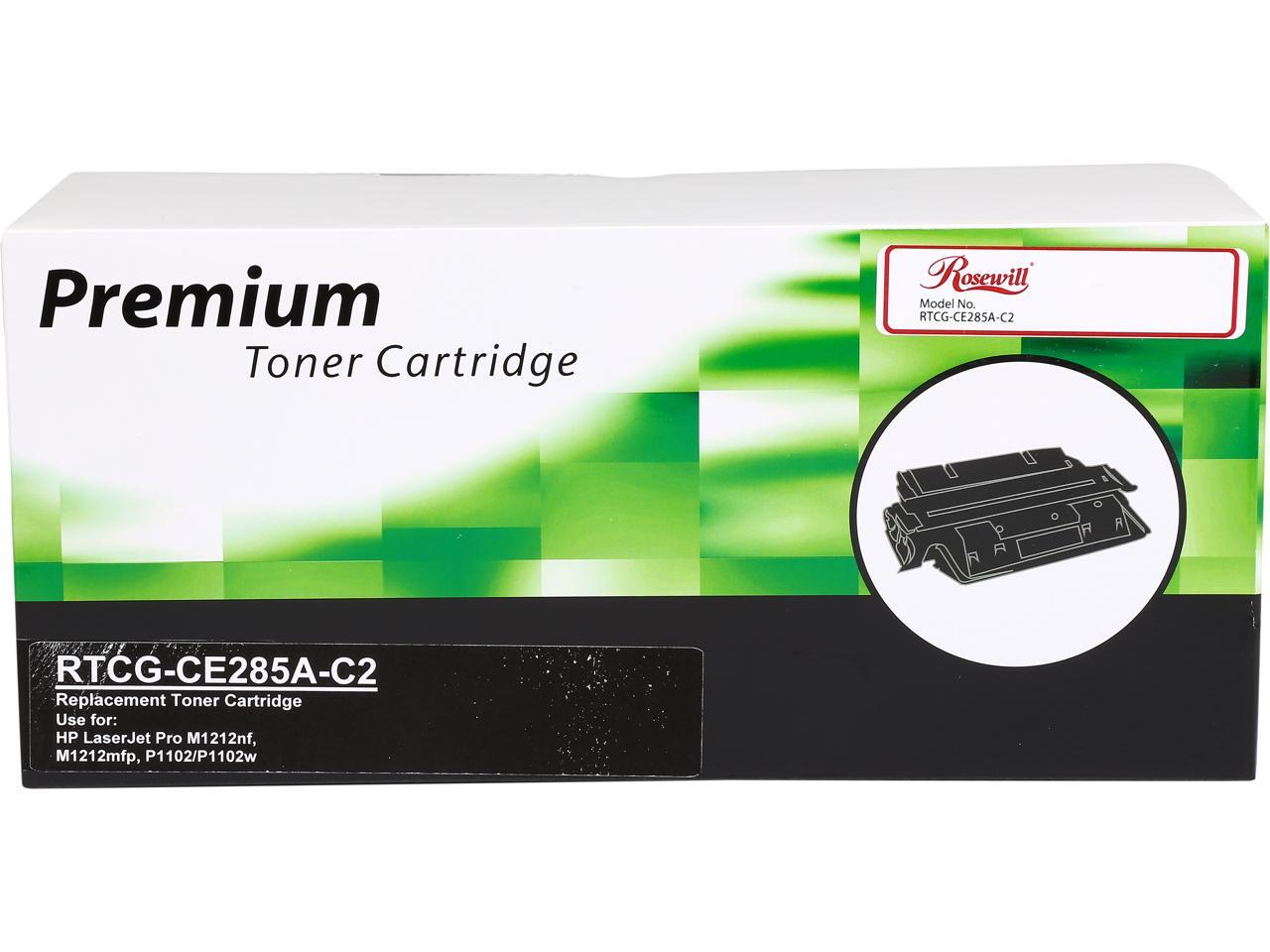 Rosewill RTCG-CE285A-C2 Economy Compatible Toner Cartridge (Replaces HP ...