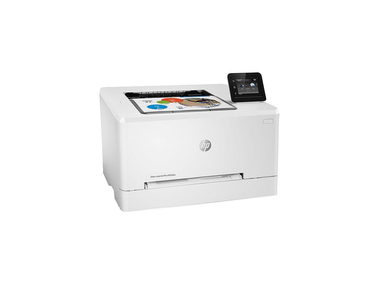 Refurbished: HP LaserJet Pro M254dw Color Ethernet (RJ-45) / USB / Wi ...