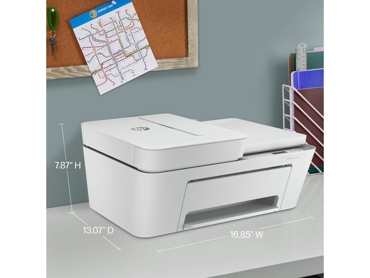 HP DeskJet 4155e All-in-One Wireless Color Printer, with Bonus 3 Months ...