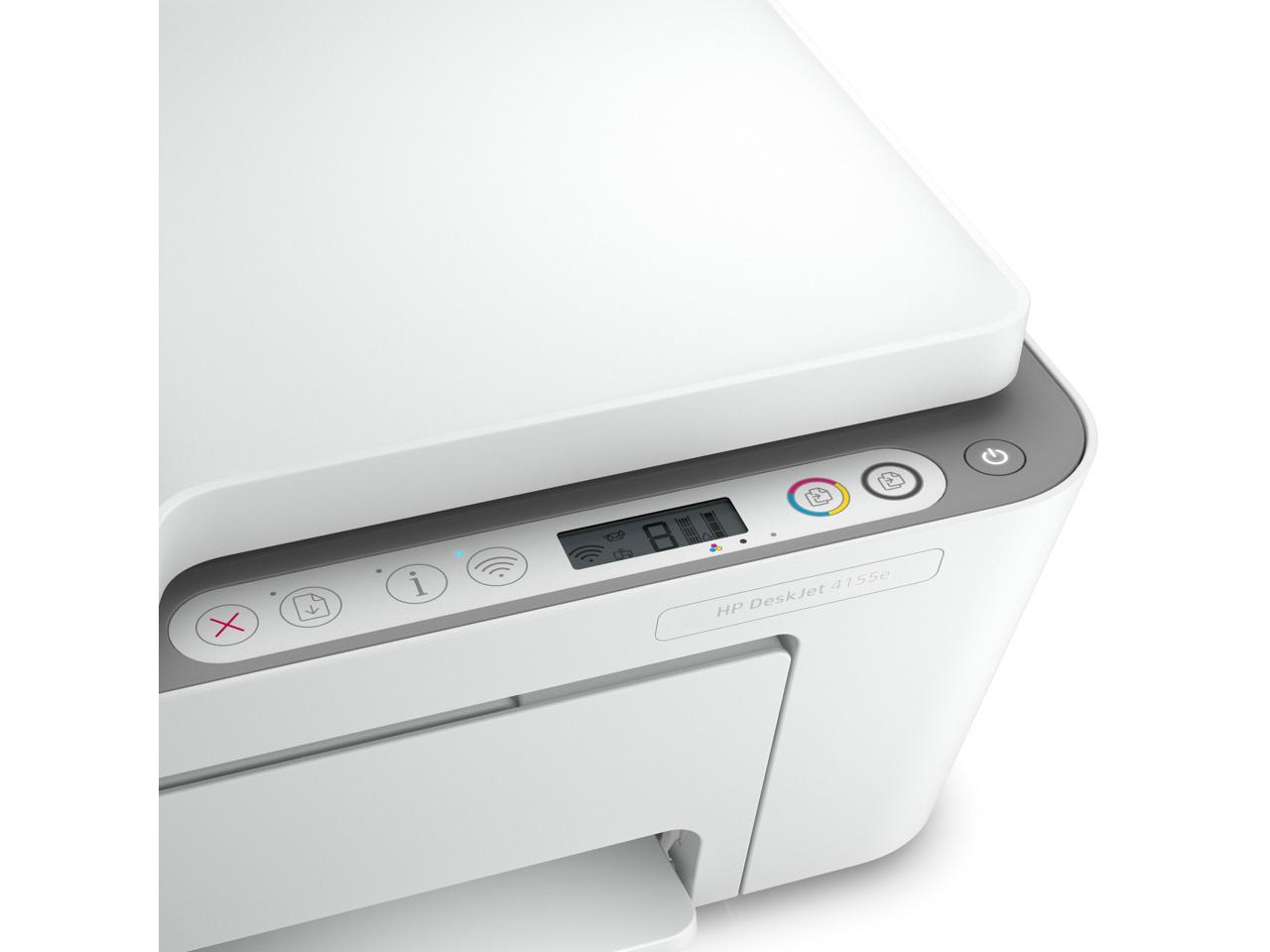 HP DeskJet 4155e All-in-One Wireless Color Printer, with Bonus 3 Months ...