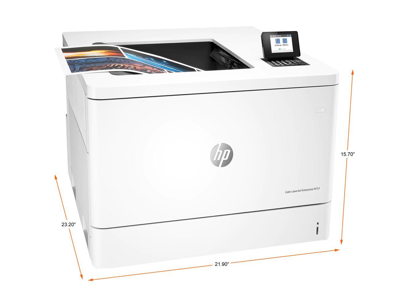 HP LaserJet Enterprise M751dn Workgroup Color Ethernet (RJ-45) / USB ...
