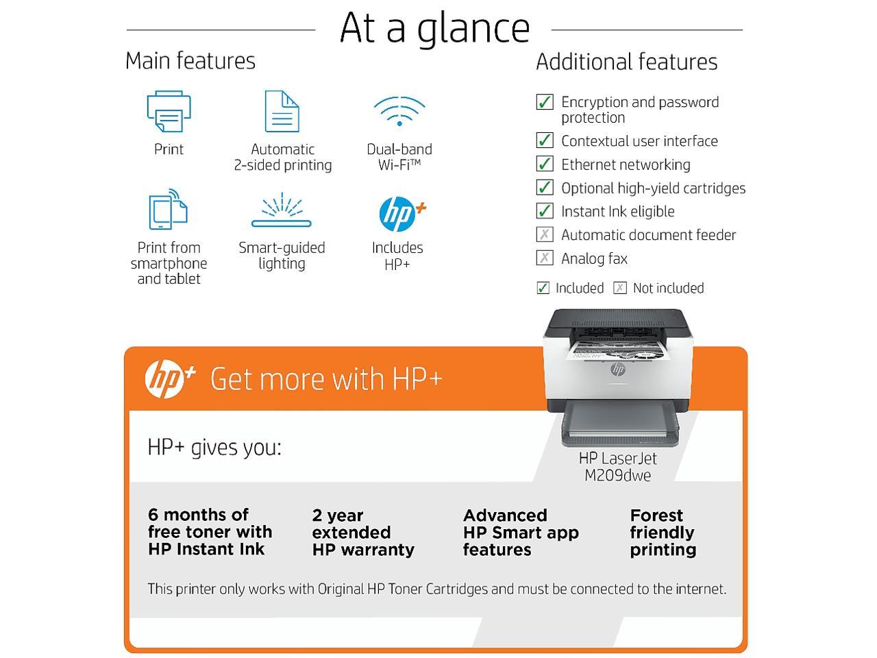 HP LaserJet M209dw Printer - Newegg.ca