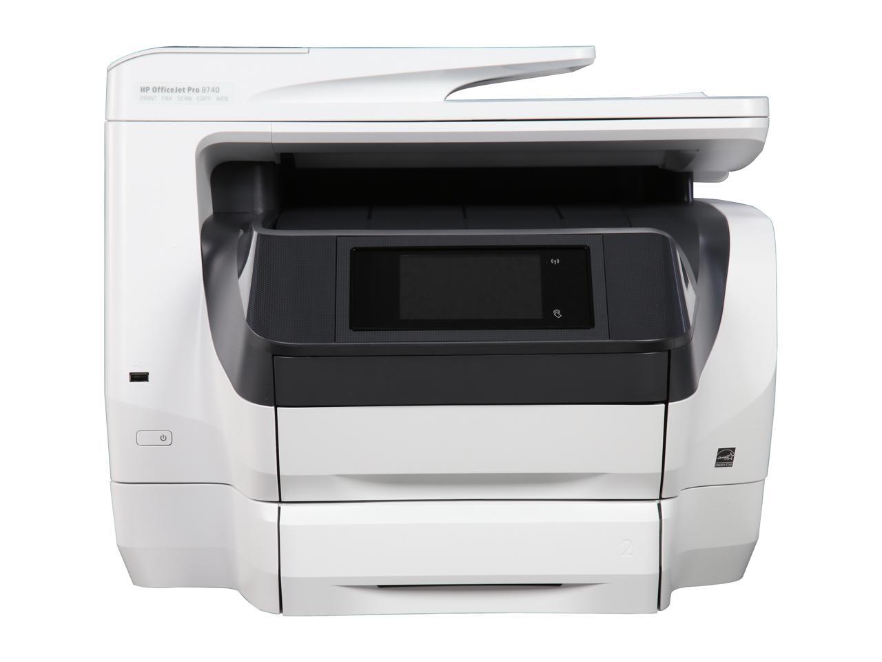 HP OfficeJet Pro 8740 All-in-One Wireless Printer with Mobile Printing ...