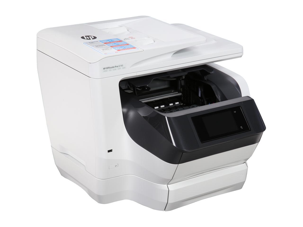 HP OfficeJet Pro 8740 All-in-One Wireless Printer with Mobile Printing ...