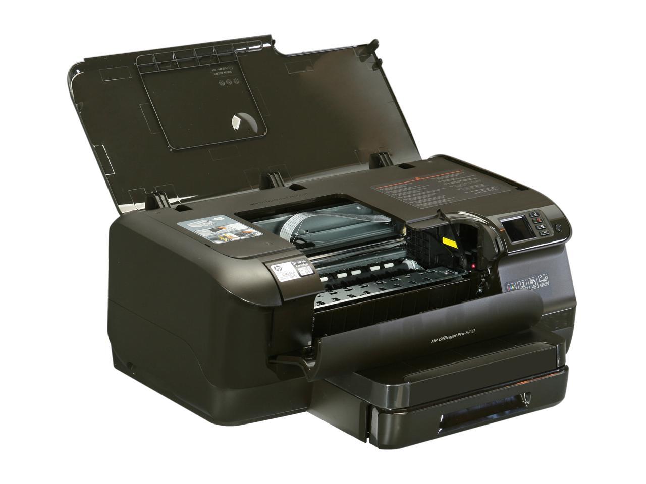 Open Box: HP Officejet Pro 8100 802.11n Thermal Inkjet Mobile Color ...
