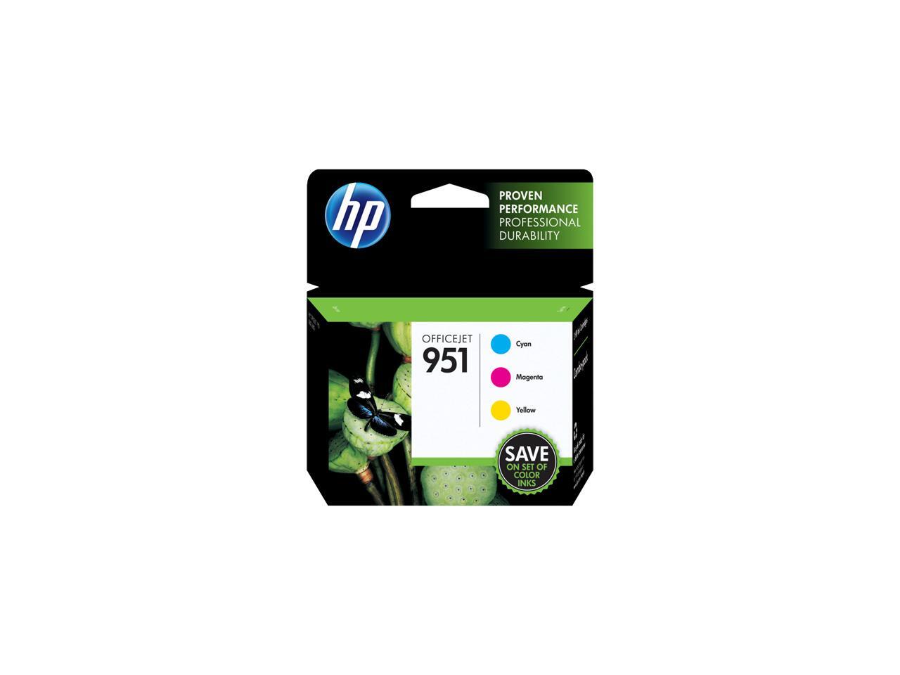 HP 951 Combo-pack Cyan/Magenta/Yellow Officejet Ink Cartridges(CR314FN ...