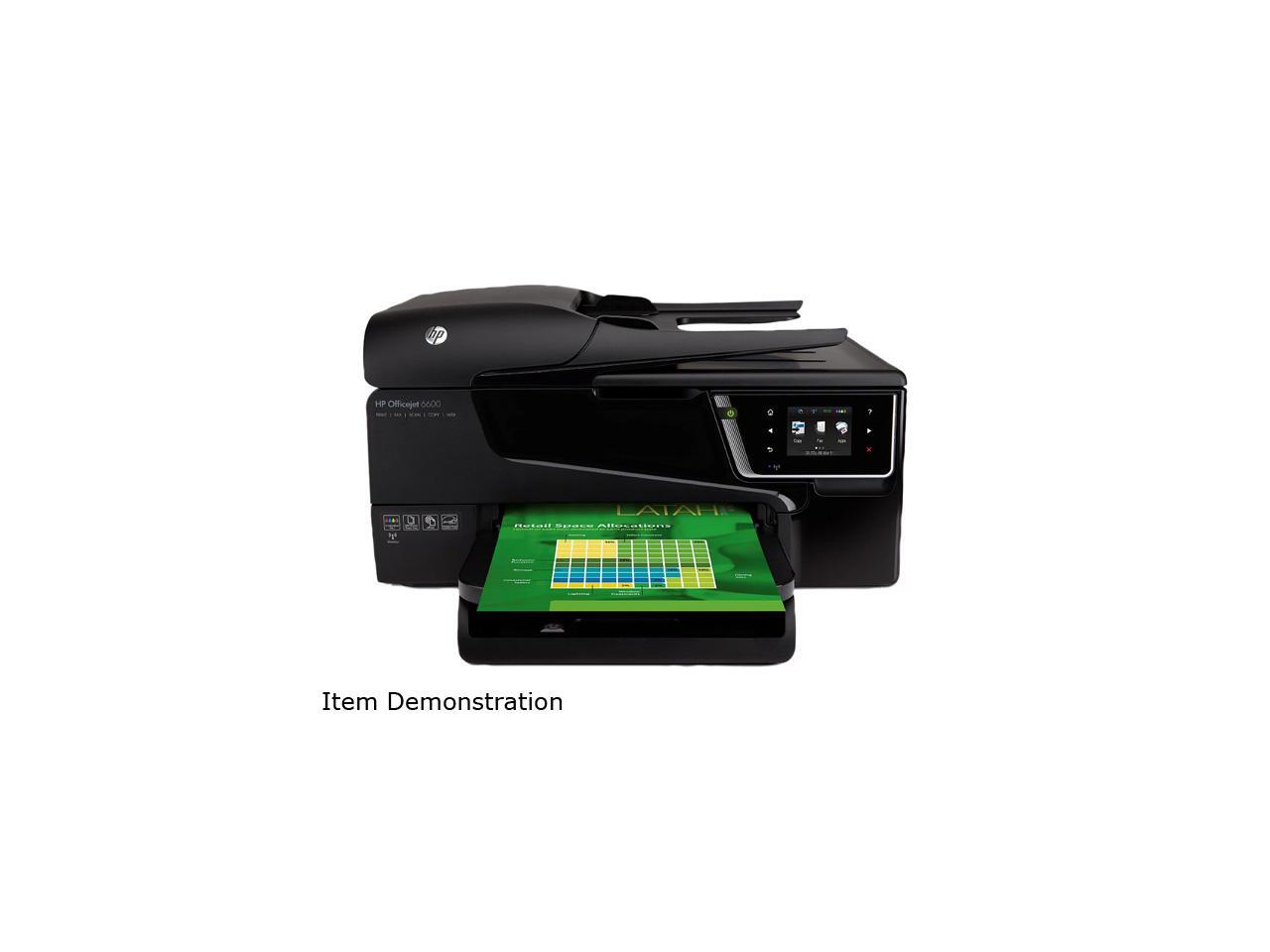 Refurbished: HP Officejet 6600 H711A USB / Wi-Fi InkJet Photo Color ...