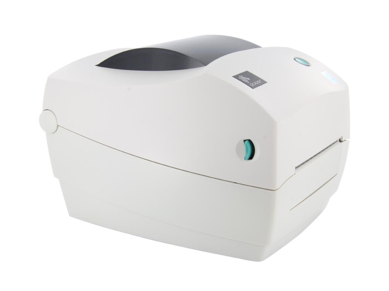 Zebra GC420t 4" Desktop Thermal Transfer Label Printer, 203 dpi, USB ...