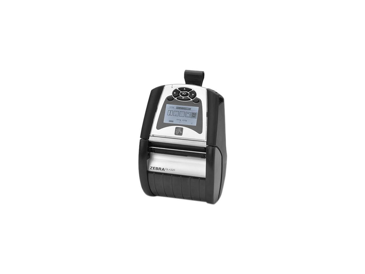 Zebra QLn320 3” Direct Thermal Mobile Label Printer, LCD, 203 dpi ...