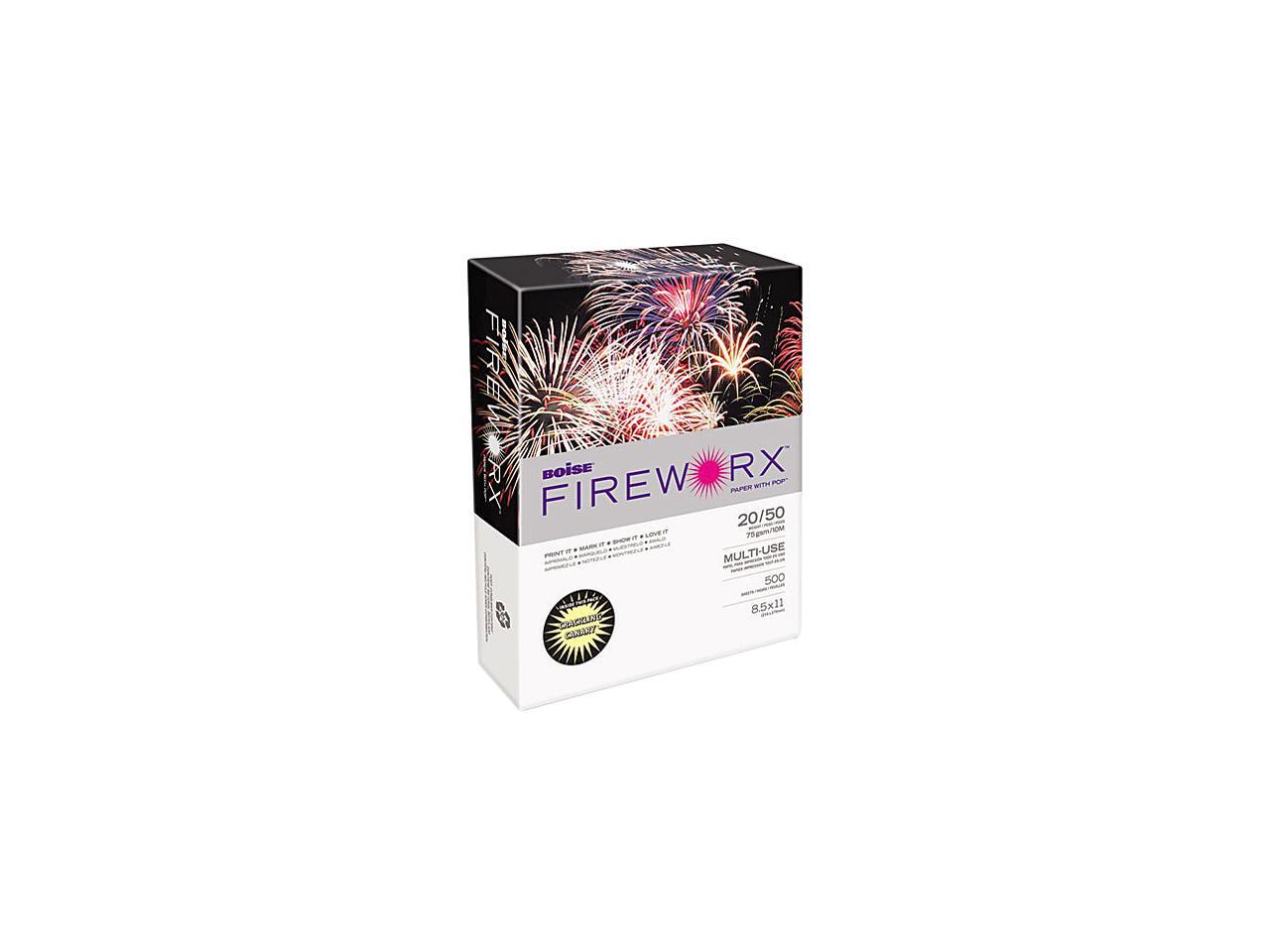 Boise MP2201-CY FIREWORX Colored Paper, 20lb, 8-1/2 x 11, Crackling ...
