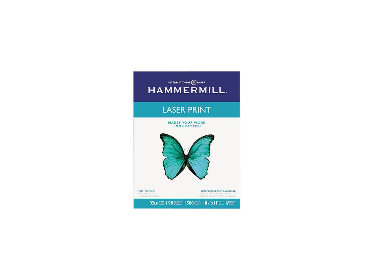 Hammermill Laser Print Office Paper, 98 Brightness, 32lb, 8-1/2 x 11 ...