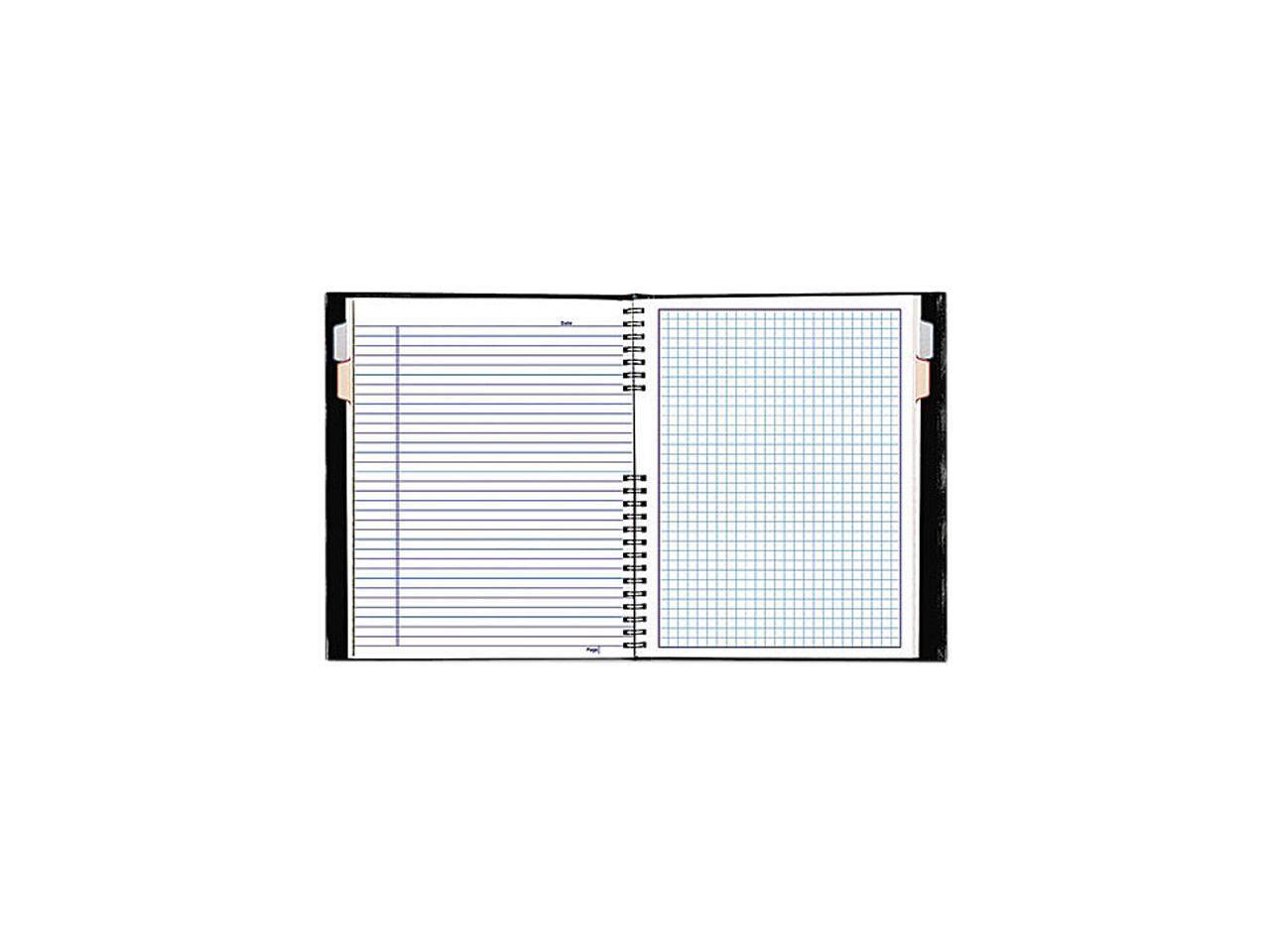 Blueline A44C81 NotePro Quad Ruled Notebook, 9-1/4 x 7-1/4, White, 192 ...