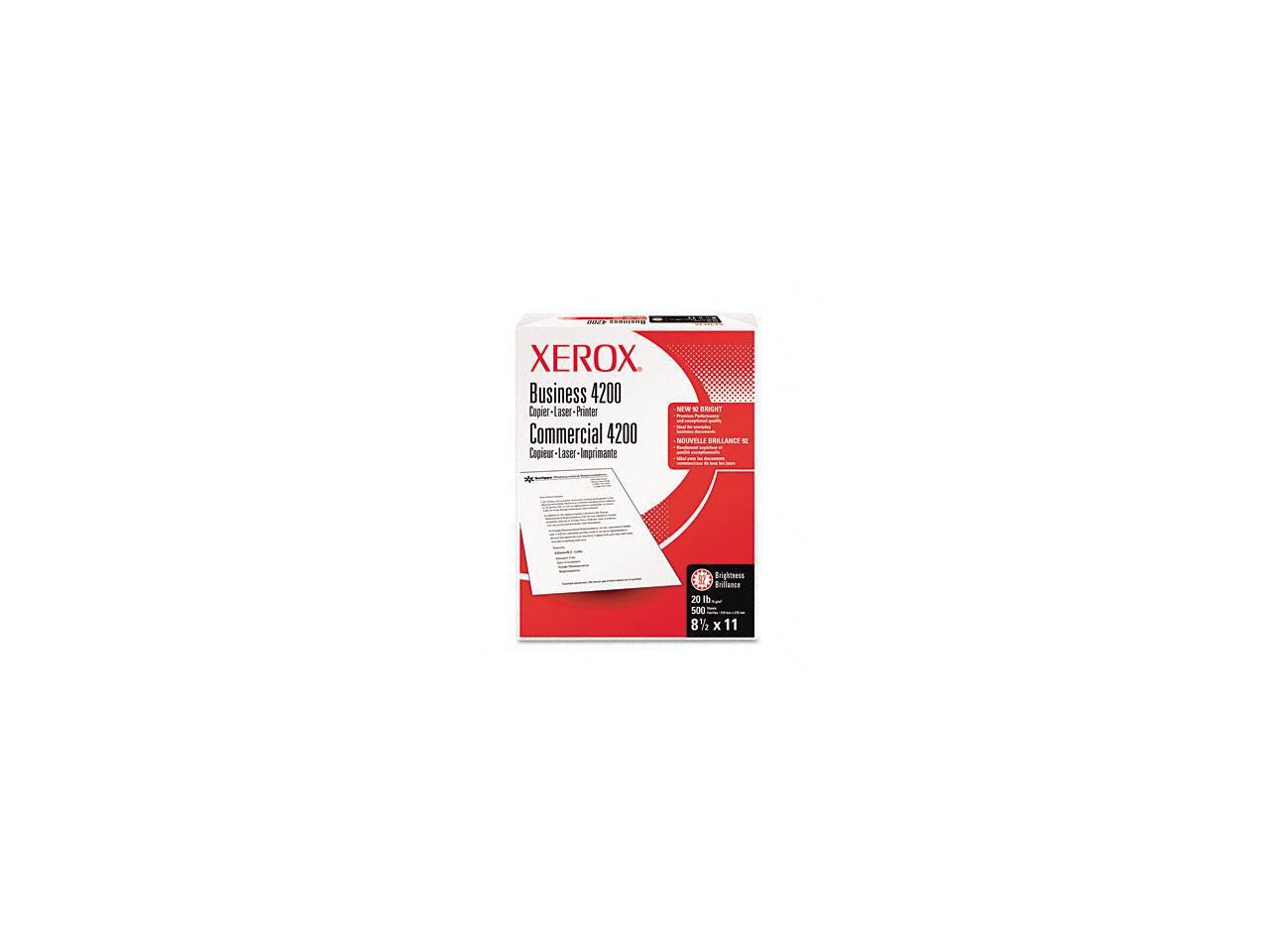Xerox Business 4200 Copy Paper, 92 Brightness, 20lb, 8-1/2 x 14, White ...