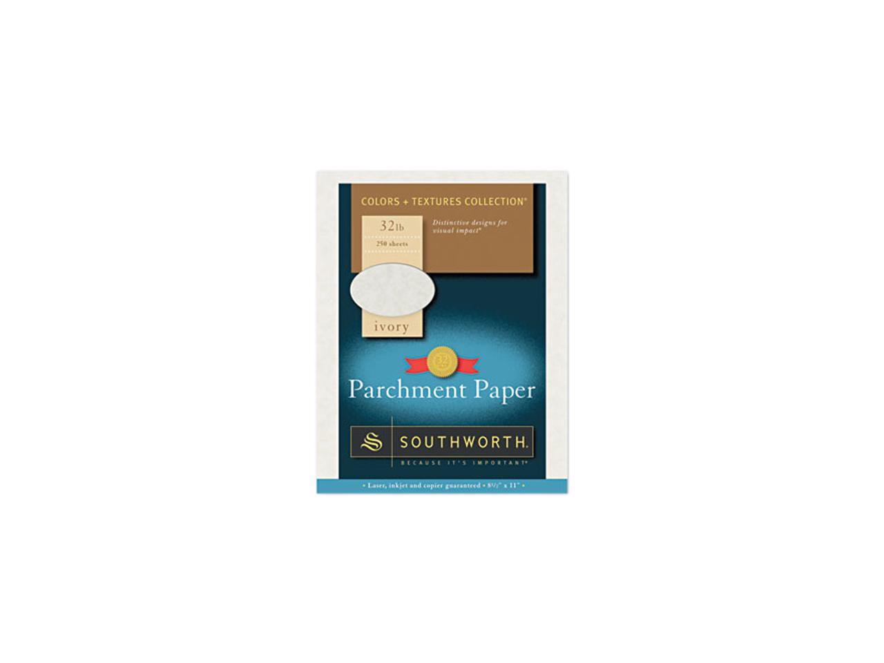 Southworth J988C Parchment Specialty Paper, 32 lbs., 8-1/2 x 11, Ivory ...