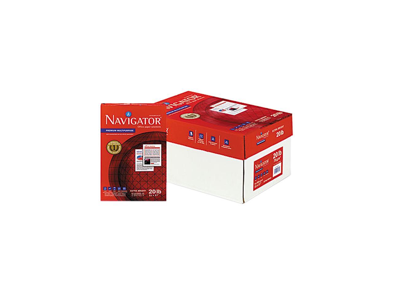 Navigator Premium Multipurpose Paper, 97 Brightness, 20lb, 11 x 17 ...