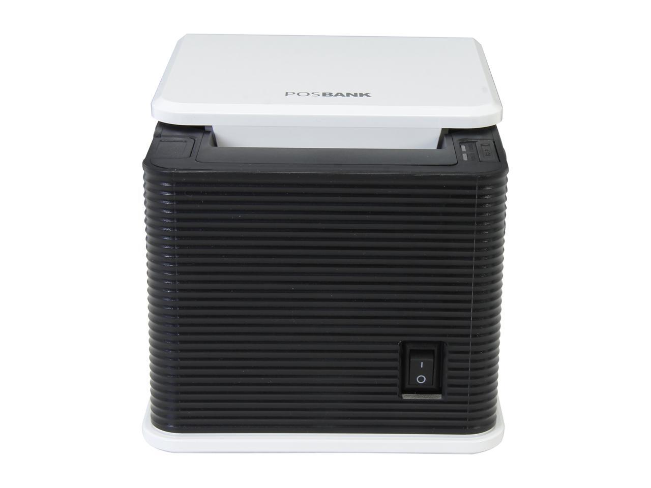 POSBANK A10 A10-W-US Thermal Printer, 220mm/Sec, ESC POS, Jam-Free, Wht ...