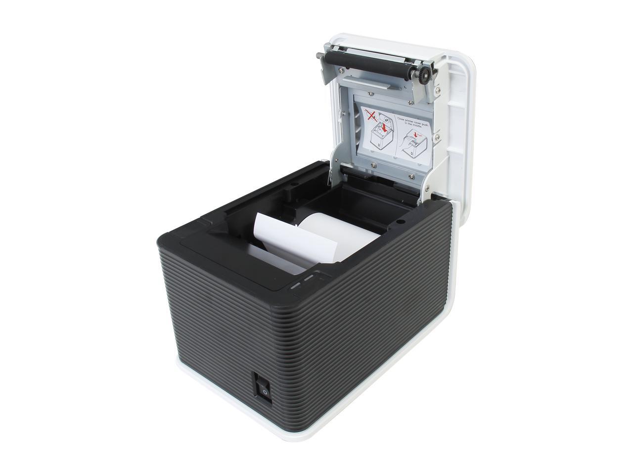 POSBANK A10 A10-W-US Thermal Printer, 220mm/Sec, ESC POS, Jam-Free, Wht ...