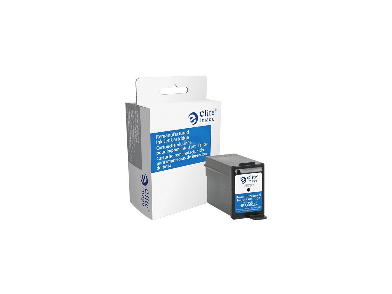 Elite Image Compatible Black Ink Cartridge (Alternative for HP C6602A ...