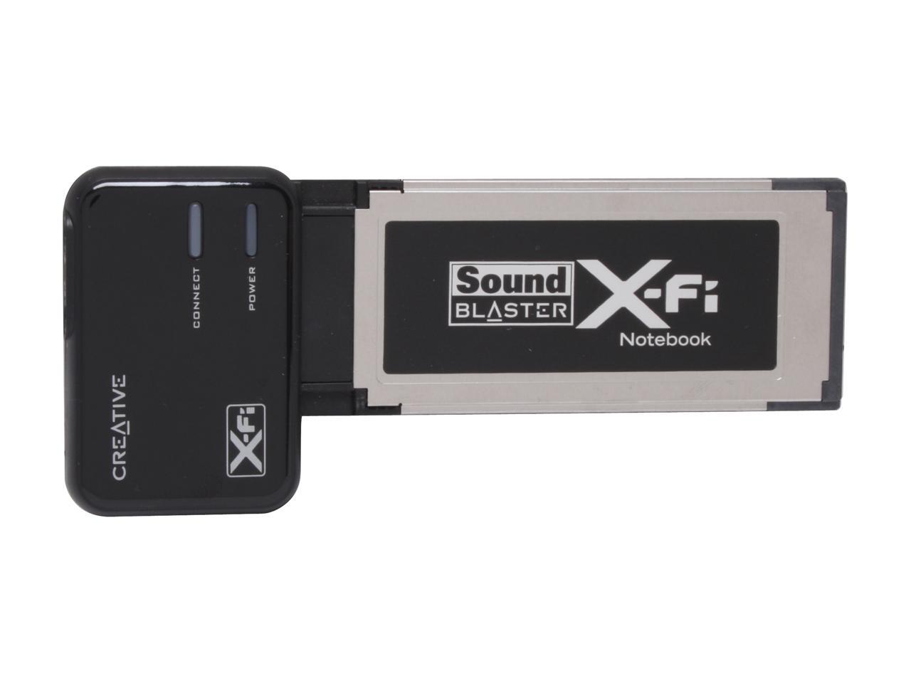 Creative 70SB095000004 ExpressCard Sound Blaster X-Fi Notebook - Newegg.com