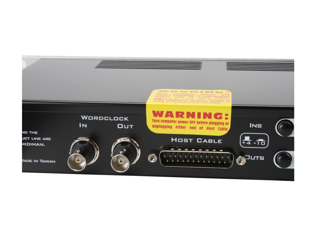 M-AUDIO Delta 1010 10-In-10-Out PCI-Rack Digital Recording System with ...