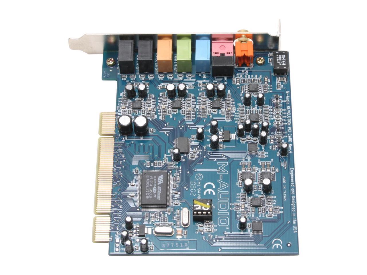 M-AUDIO 9900-40901-00 High-Definition Surround Sound Card - Newegg.com