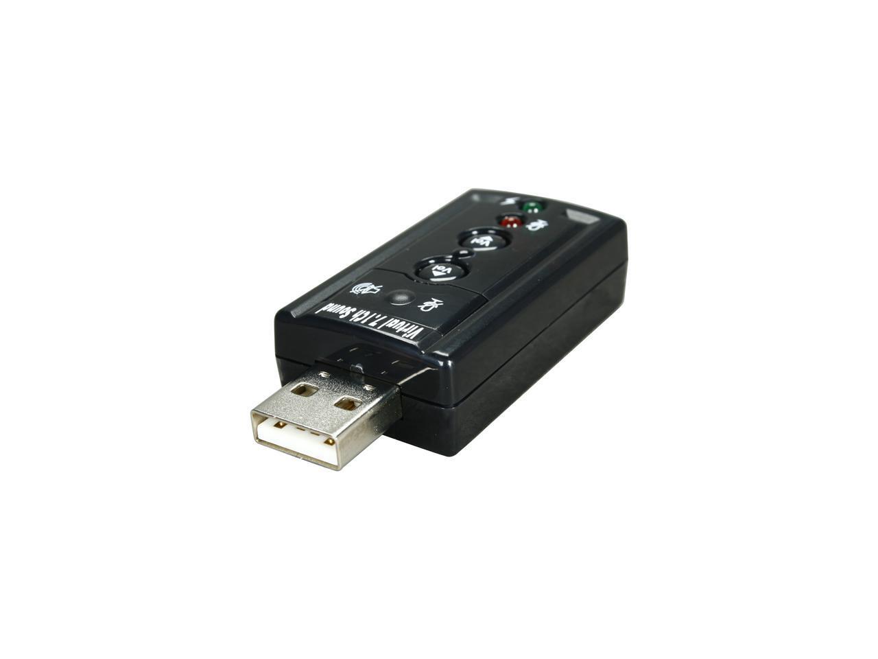 StarTech.com ICUSBAUDIO7 Stereo Audio Adapter External Sound Card - Newegg.com