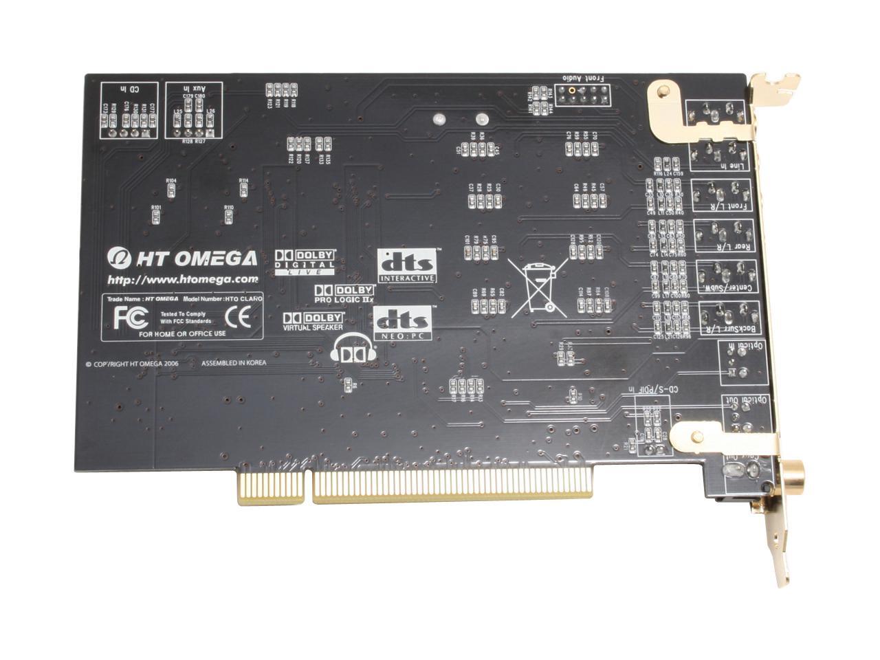 HT OMEGA CLARO Sound Card - Newegg.com