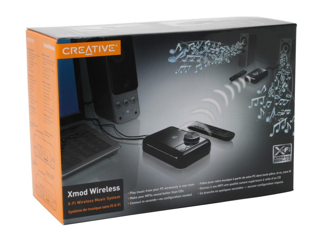 Creative Xmod Wireless X-Fi Wireless Music System - Newegg.com