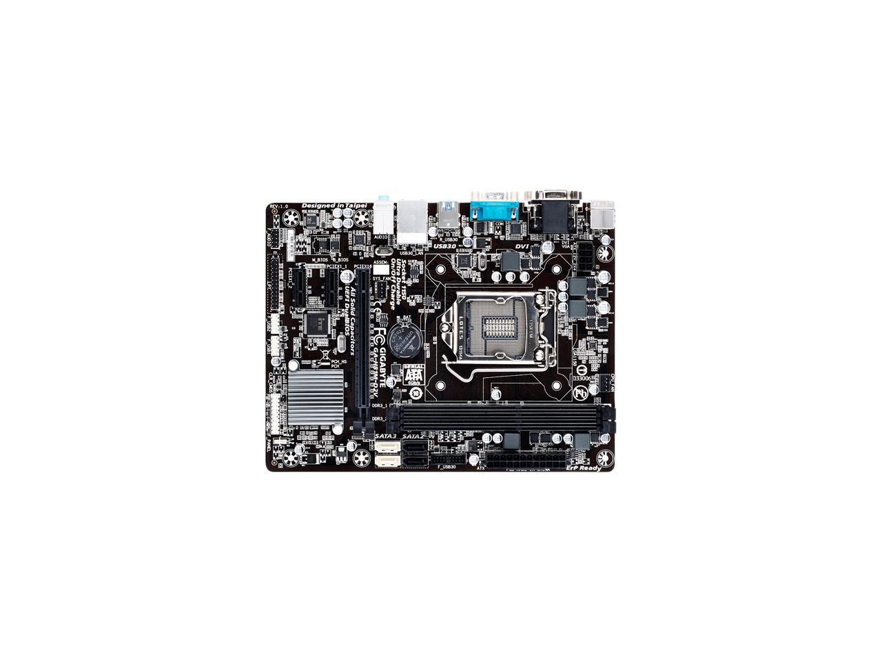 GIGABYTE GA-H81M-D2V LGA1150/ Intel H81/ DDR3/ SATA3&USB3.0/ A&GbE ...