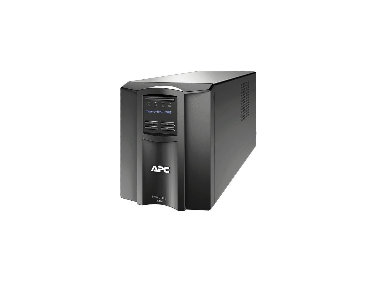 APC SMT1500NC Smart-UPS 1500 VA LCD 120V With Network Card - Newegg.com