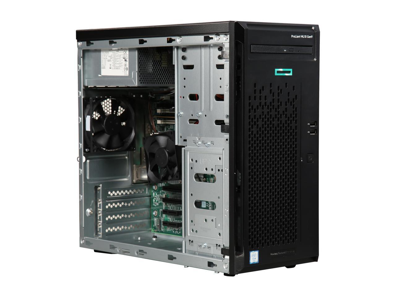 HPE ProLiant ML10 Gen9 E3-1225 v5 4GB-R 1TB Non-hot Plug 4LFF SATA 300W ...