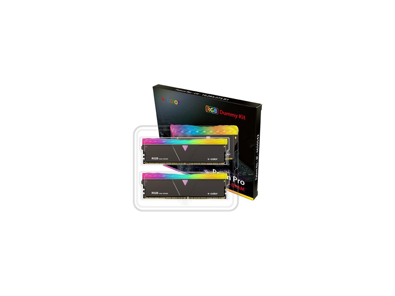 V-color Prism Pro RGB 2x0GB Gaming Dummy Memory Model TY-E6PYKWK ...