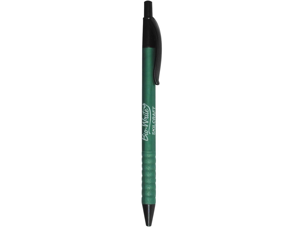 SKILCRAFT Bio-Write Retractable Pens - Newegg.com