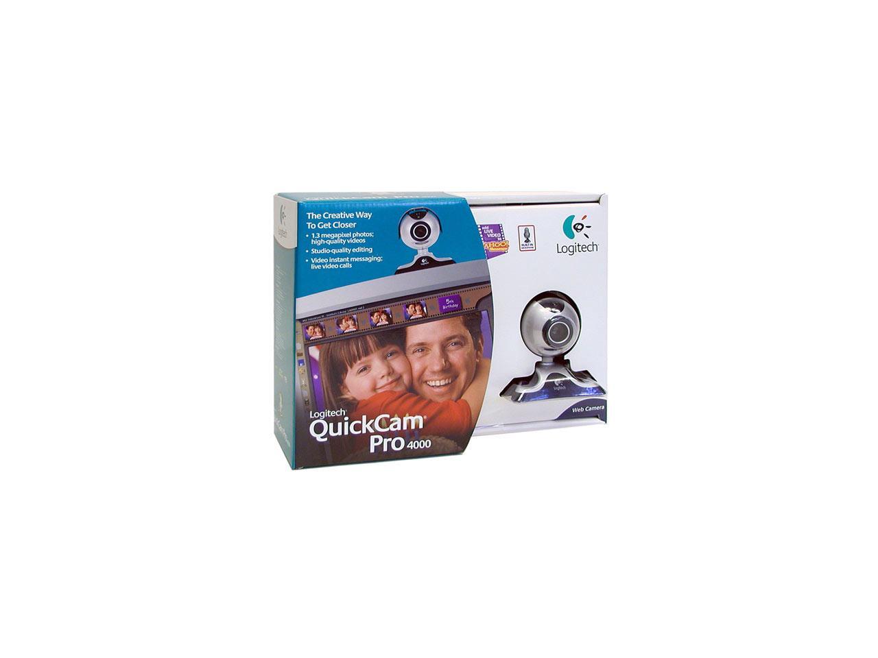 Logitech 961239-0403 QuickCam Pro 4000 WebCam - Newegg.com