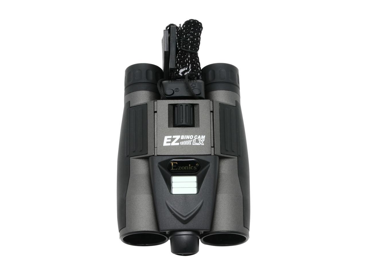 Ezonics EZ-637 Black 2MP BinoCamLX Binocular and 2MP Digital Camera in ...