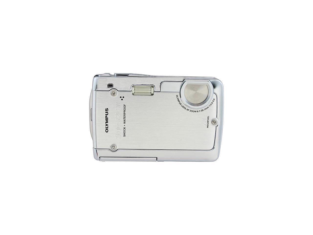 Open Box: OLYMPUS Stylus 720 SW Silver 7.1 MP Digital Camera w/10 ft ...