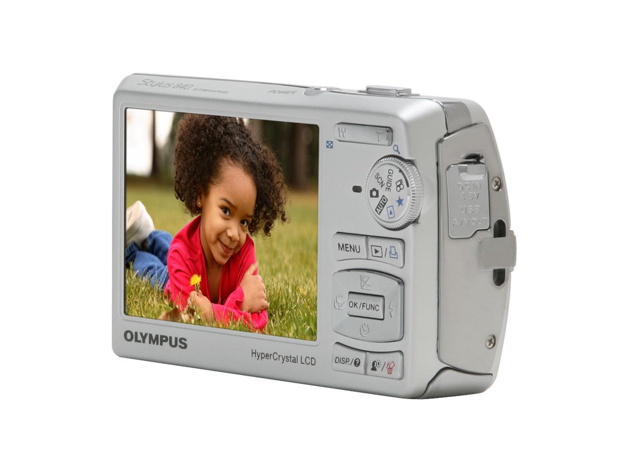 OLYMPUS STYLUS 840 Silver 8.0 MP Digital Camera - Newegg.com