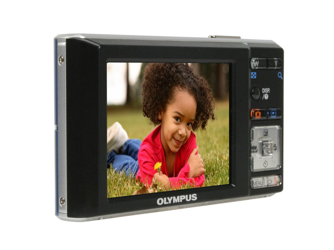 OLYMPUS FE-3000 Light Blue 10.0 MP Digital Camera - Newegg.com