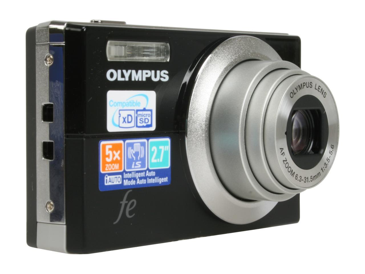 OLYMPUS FE-5010 Black 12.0 MP Digital Camera - Newegg.com