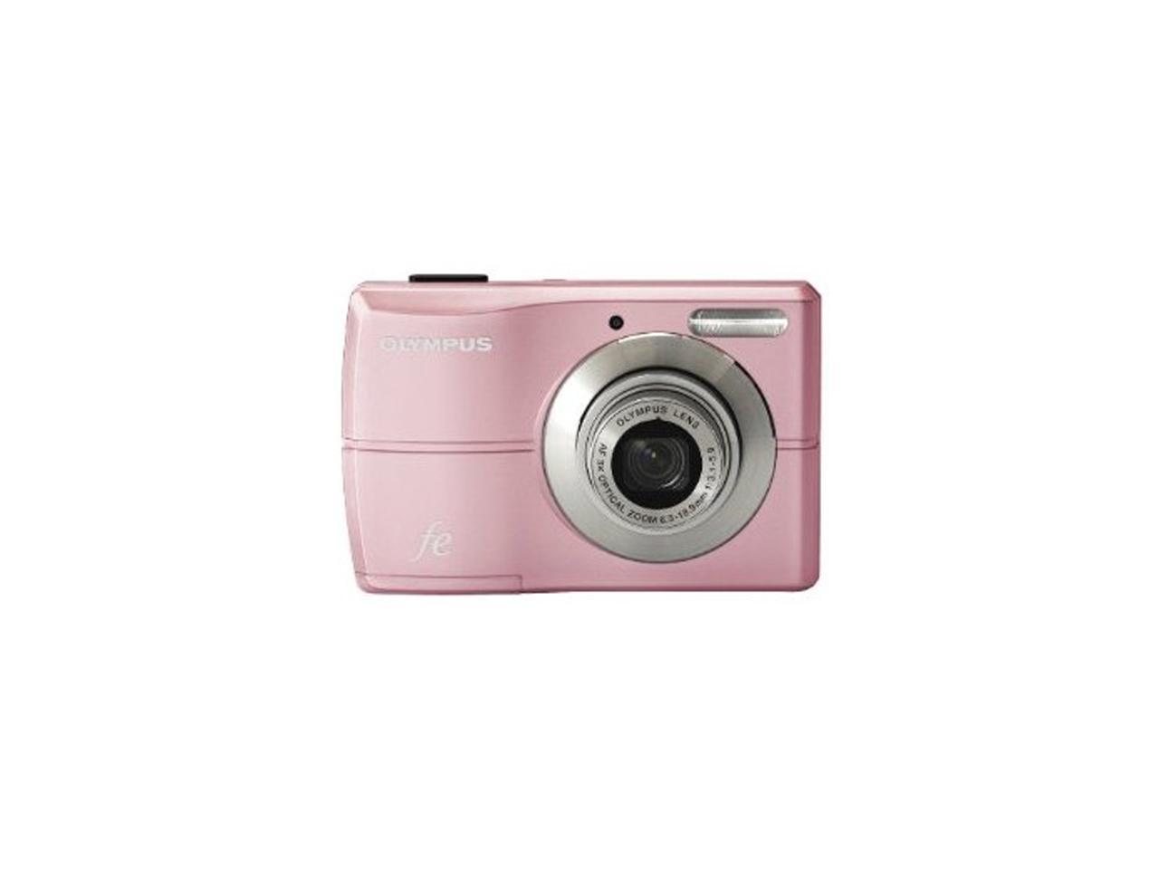 OLYMPUS FE-26 Pink 12.0 MP Digital Camera - Newegg.com